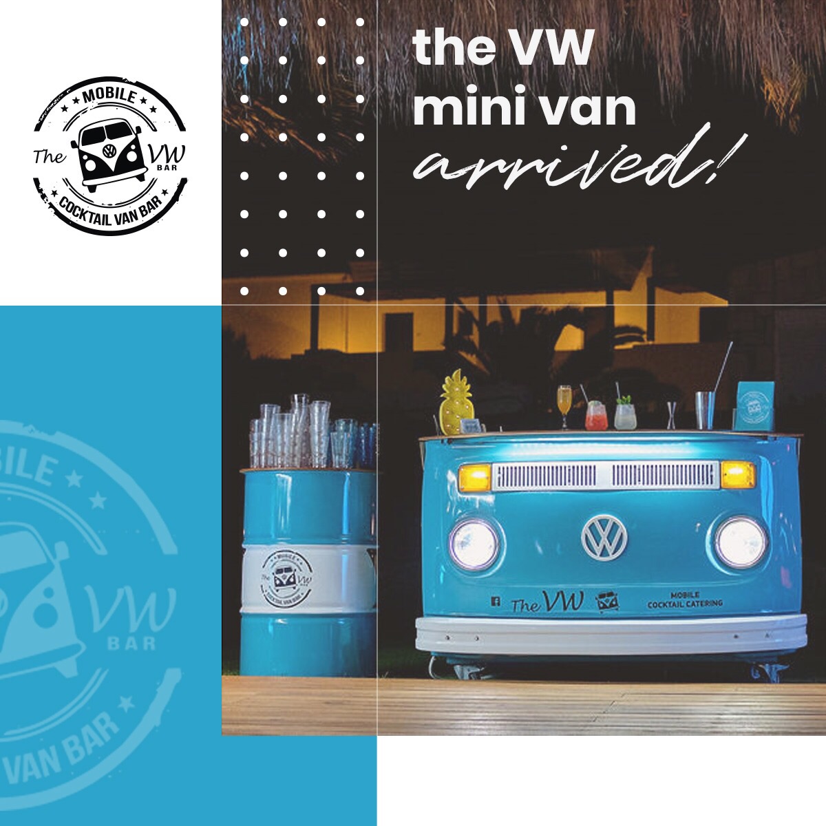 The VW mobile bar - The first mobile bar in Crete.